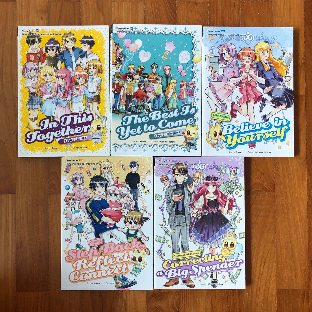 (A) Candy Gem Candy Jem series comics English manga for kids girls ...