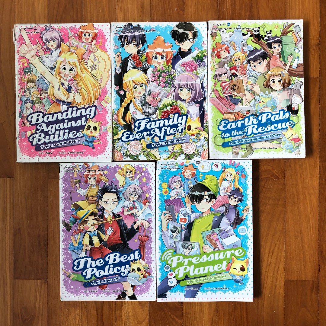 (A) Candy Gem Candy Jem series comics English manga for kids girls ...