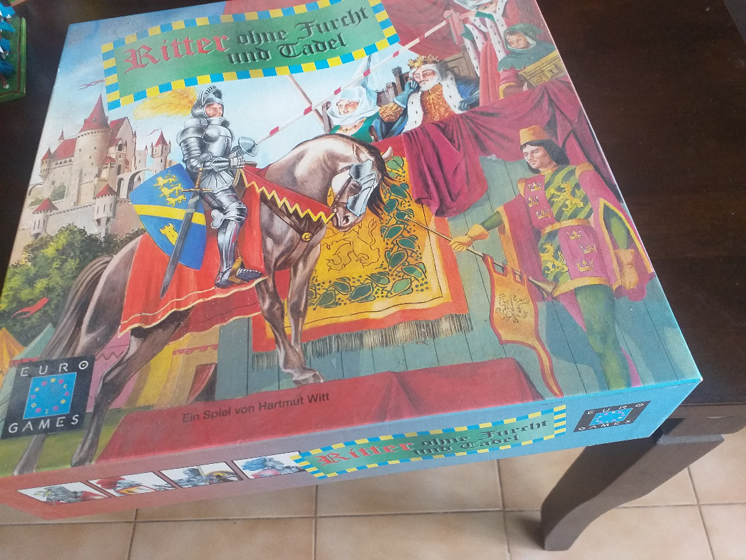 A knight jousting board game in the Medieval period, Hobbies & Toys ...