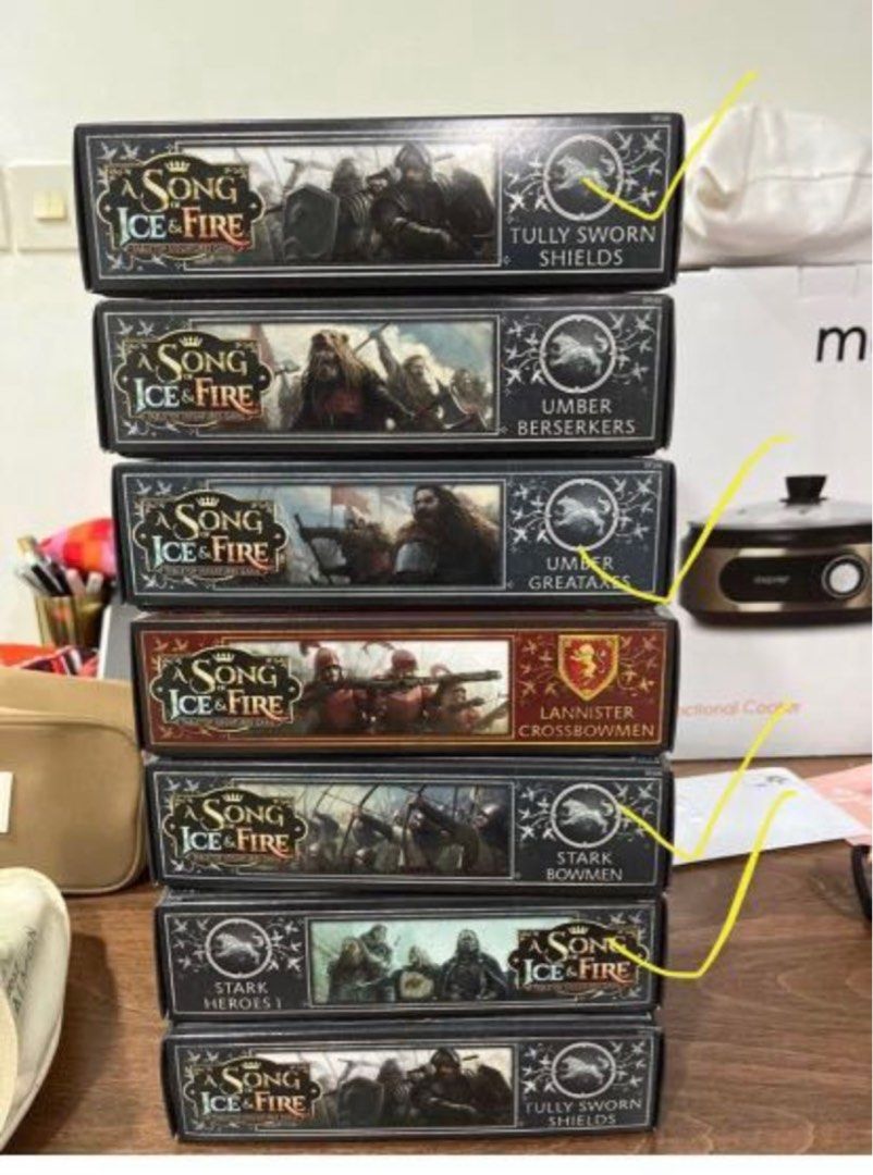 A Song of Ice and Fire Stark vs Lannister set plus 8 armies expansions ...