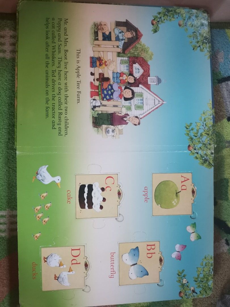 ABC Jigsaw book Usborne on Carousell