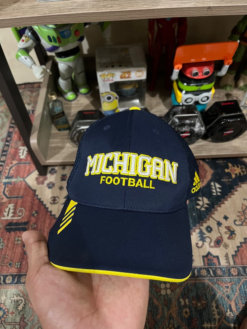 Adidas University of Michigan Football Net Cap on Carousell