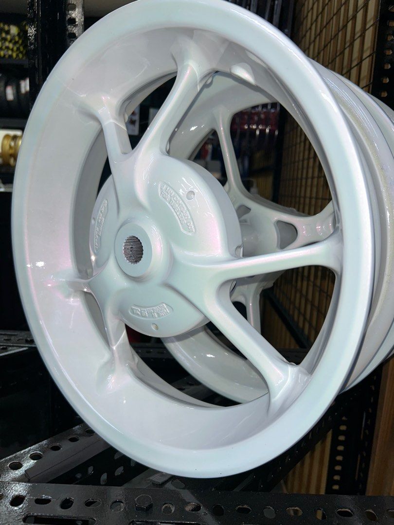 Aerox Nmax Xmax Rims (Pearl Pink), Motorcycles, Motorcycle Accessories ...