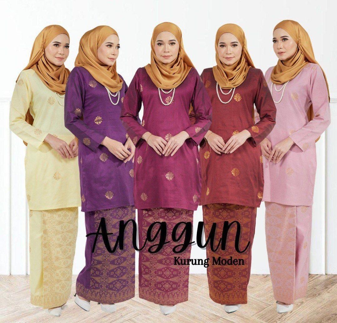 Anggun Songket, Women's Fashion, Muslimah Fashion, Baju Kurung & sets ...