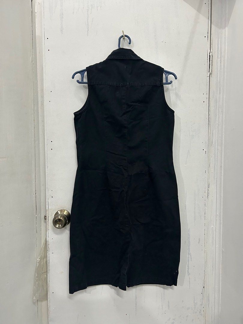 ANNEX Black Denim Dress on Carousell