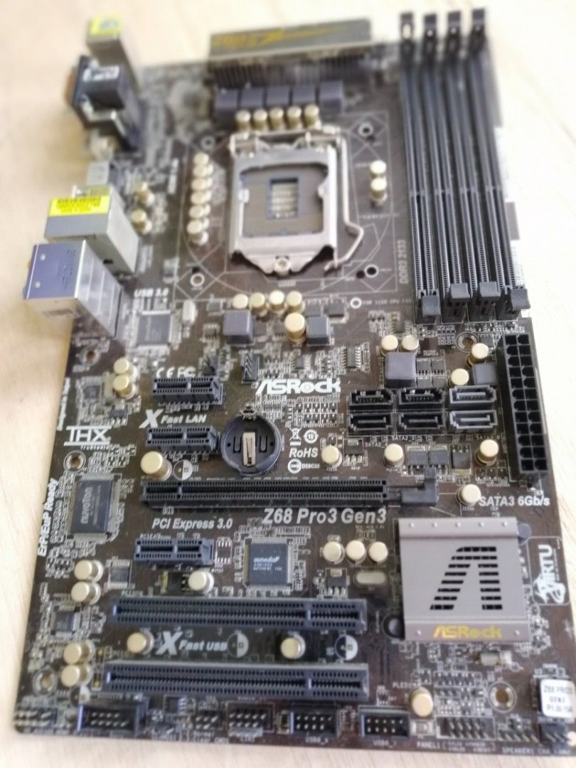 ASrock z68 pro 3-M motherboard, Computers & Tech, Parts & Accessories ...