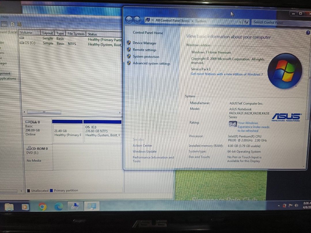 Asus K42F Laptop for HBL (win7), Computers & Tech, Laptops & Notebooks ...