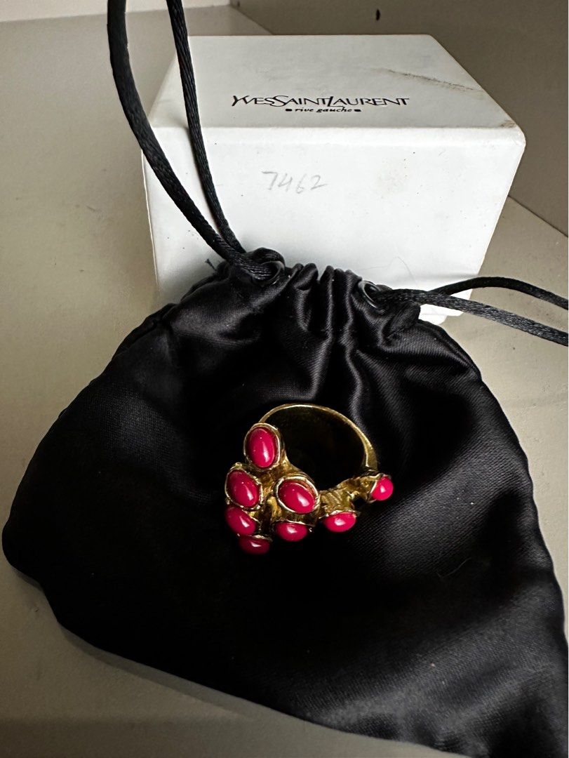 Authentic YSL Arty Ring, Women's Fashion, Jewelry & Organisers, Rings ...
