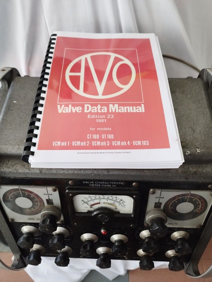AVO Mk4 Tube Tester, Audio, Other Audio Equipment on Carousell