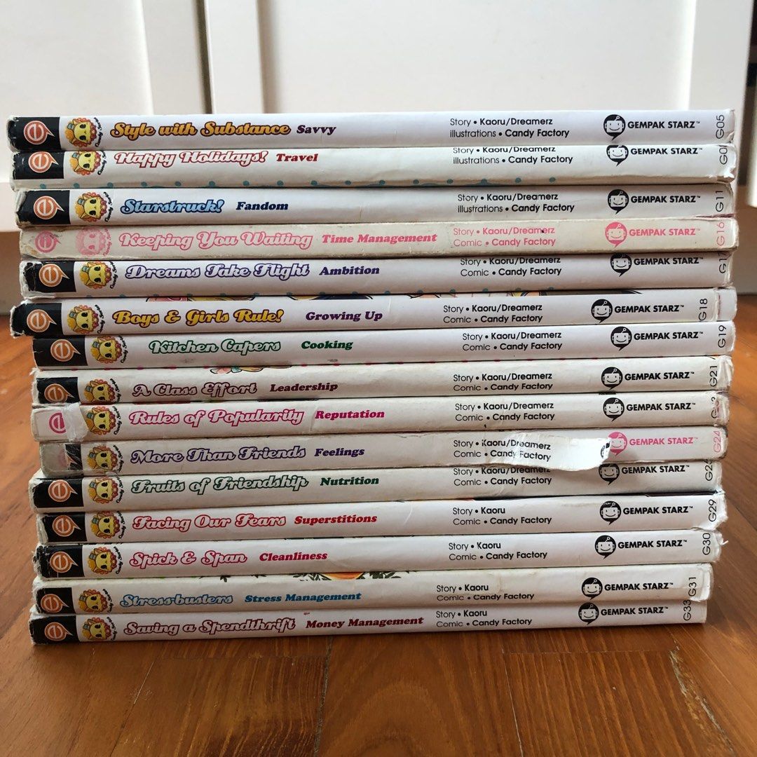 (B) Candy Gem Candy Jem series comics English manga for kids girls ...