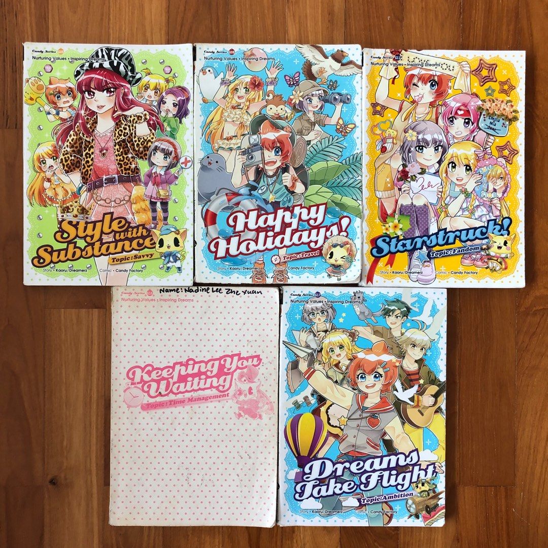 (B) Candy Gem Candy Jem series comics English manga for kids girls ...