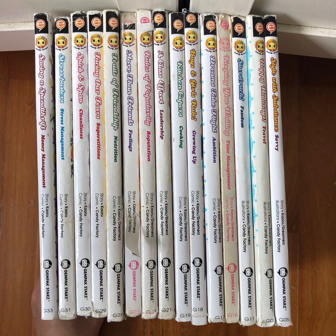 (B) Candy Gem Candy Jem series comics English manga for kids girls ...