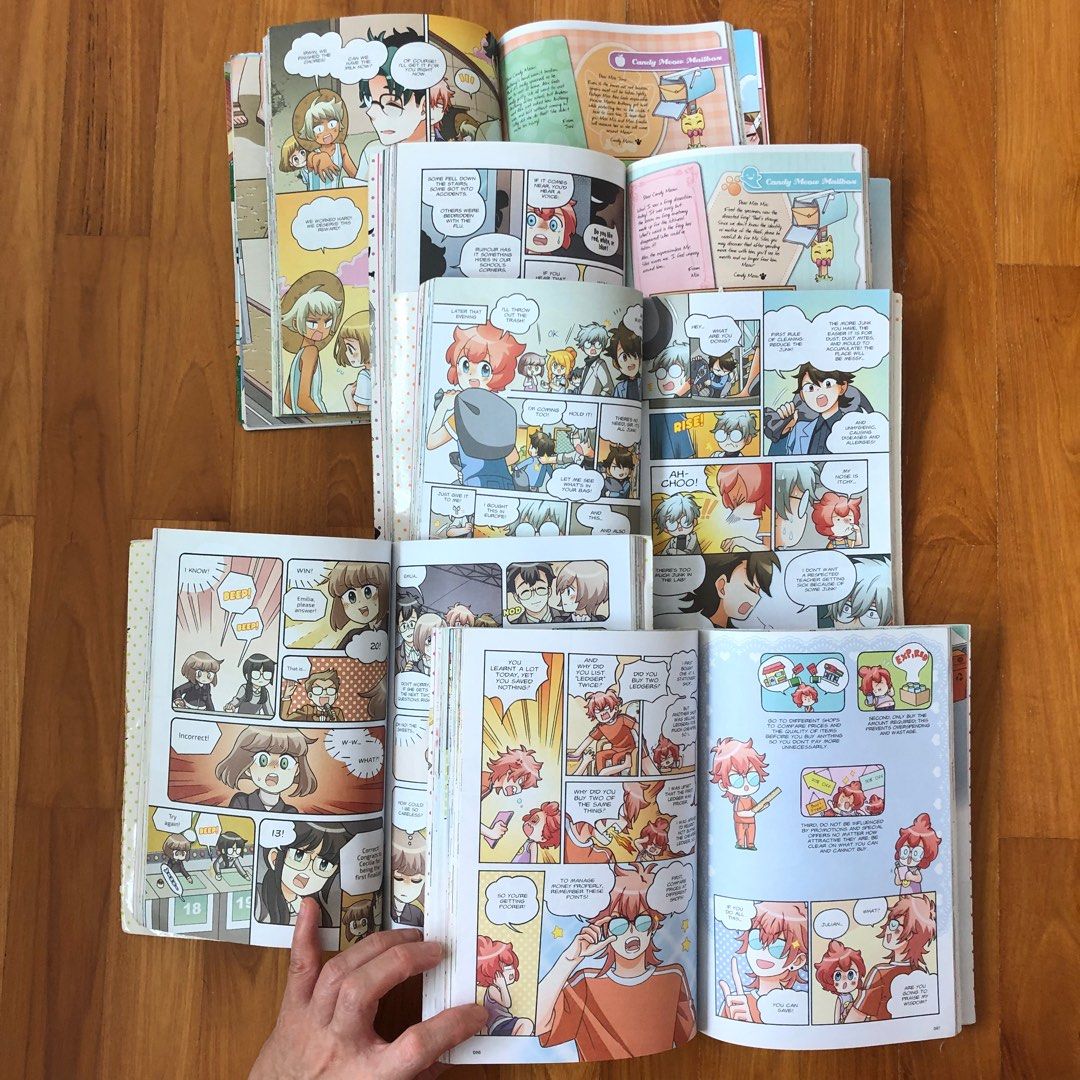 (B) Candy Gem Candy Jem series comics English manga for kids girls ...