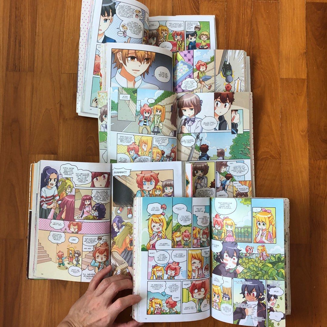 (B) Candy Gem Candy Jem series comics English manga for kids girls ...