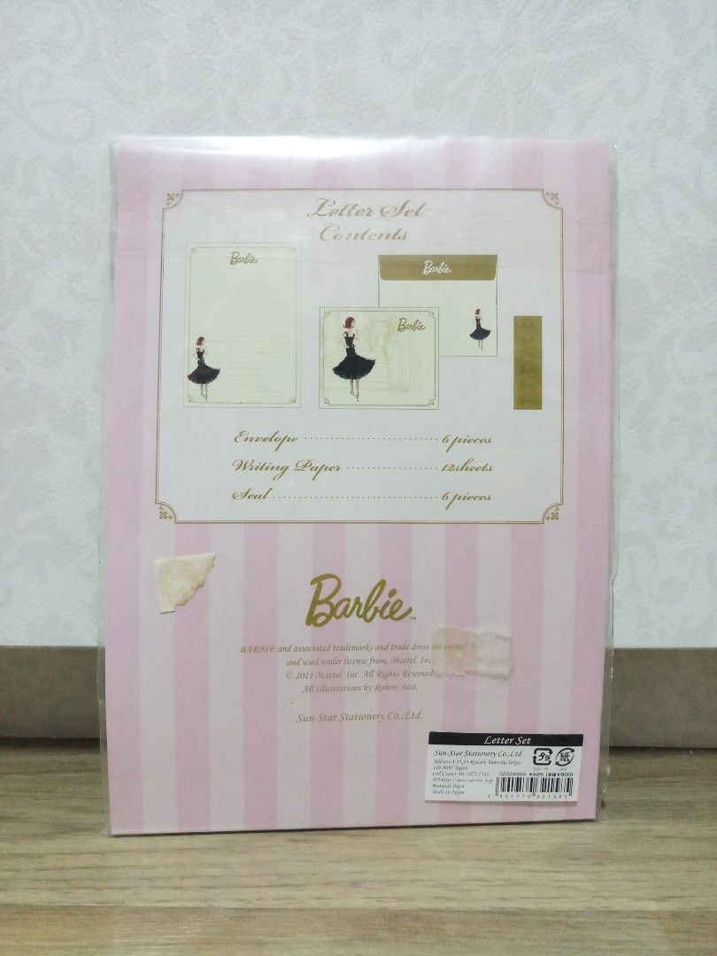 Barbie Letter Set, Hobbies & Toys, Stationery & Craft, Stationery ...