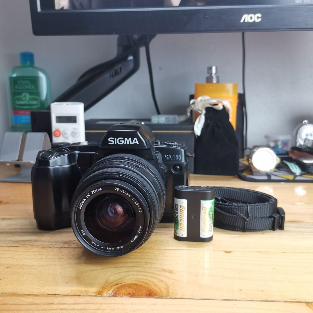 (BATTERY TESTED) Sigma SA-300 with 28-70mm 35mm film analog camera on ...
