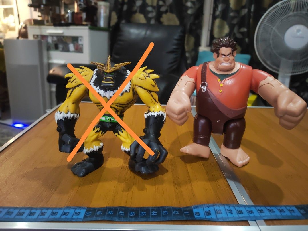 Ben 10 & Wrack it Ralph, Hobbies & Toys, Toys & Games on Carousell