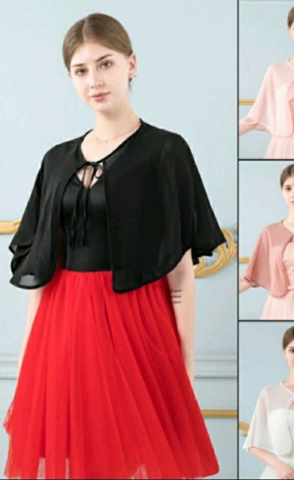 Black Cape / Topper / Shaw / Bolero ( Filipiniana Inspired ) on Carousell