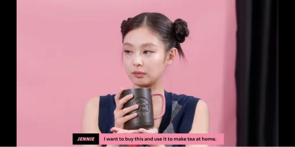 Blackpink starbucks jennie pick mug, Hobbies & Toys, Memorabilia ...
