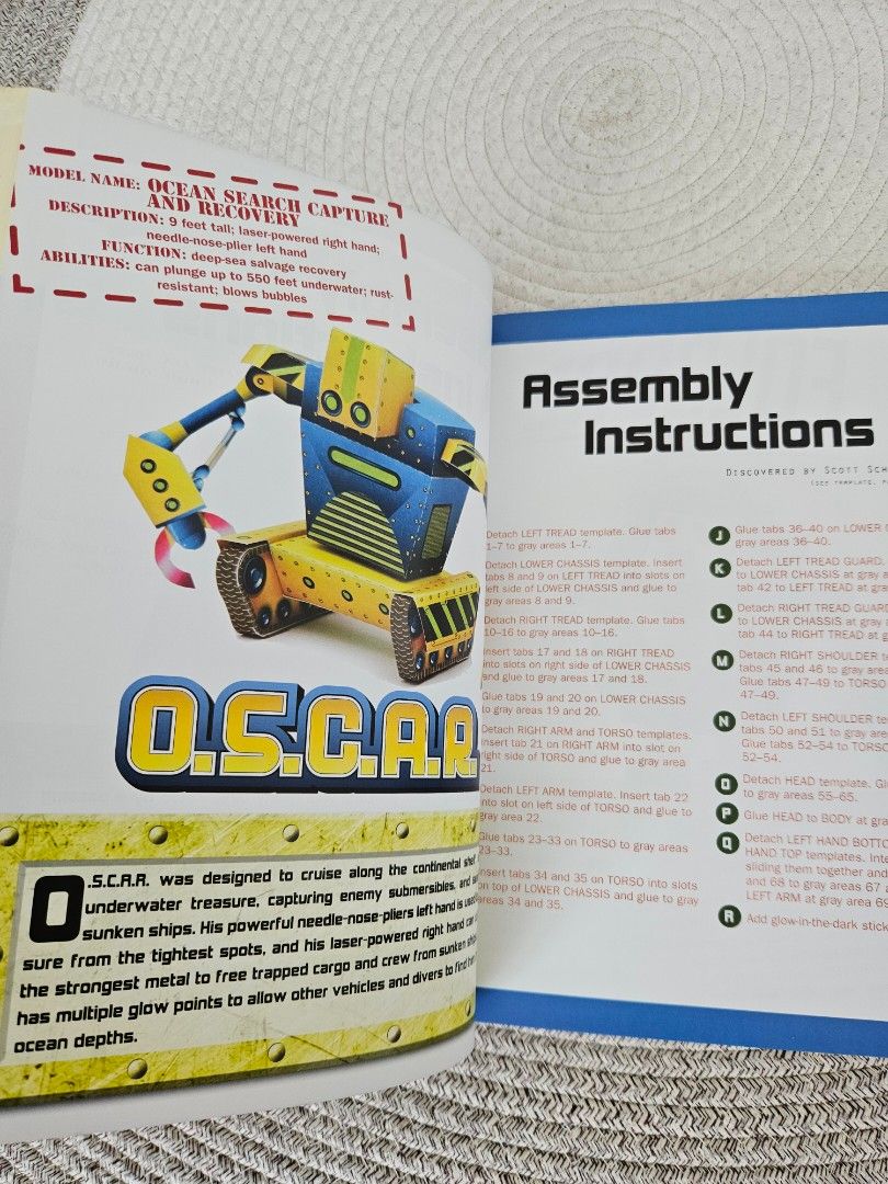 BN: Papertoy Glowbots - make your own glowing robots, Hobbies & Toys ...