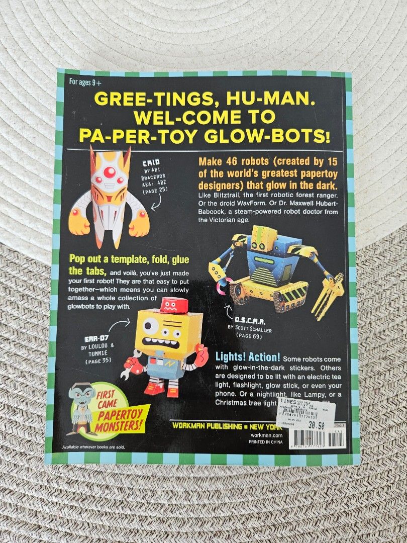 BN: Papertoy Glowbots - make your own glowing robots, Hobbies & Toys ...