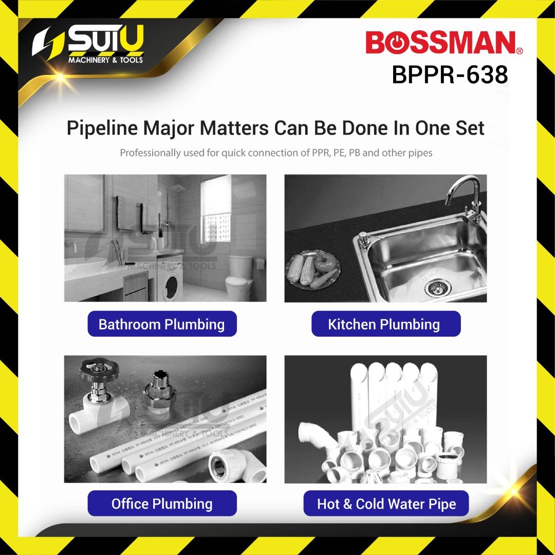 BOSSMAN BPPR-638 / BPPR638 PPR Pipe Welding Machine 1000W, Furniture ...