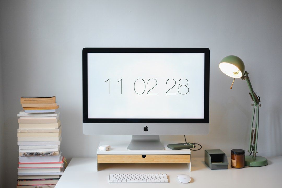 IKEA ELLOVEN Monitor Riser with Drawer, Furniture & Home Living, Office ...