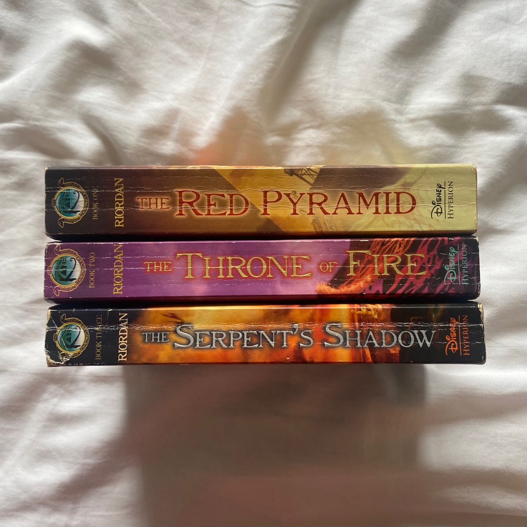 [BUNDLE SET TAKE ALL] The Kane Chronicles Trilogy (The Red Pyramid, The ...