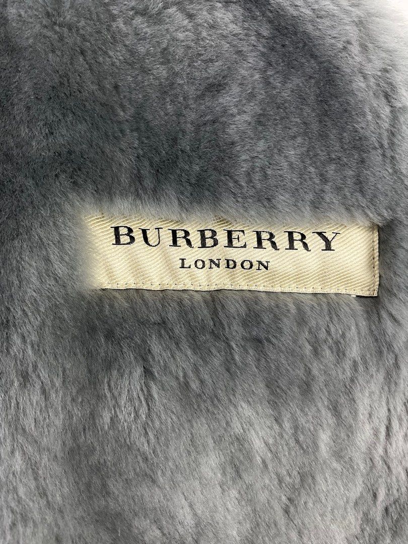 Burberry Shearling Aviator Jacket with Oversize Collar on Carousell