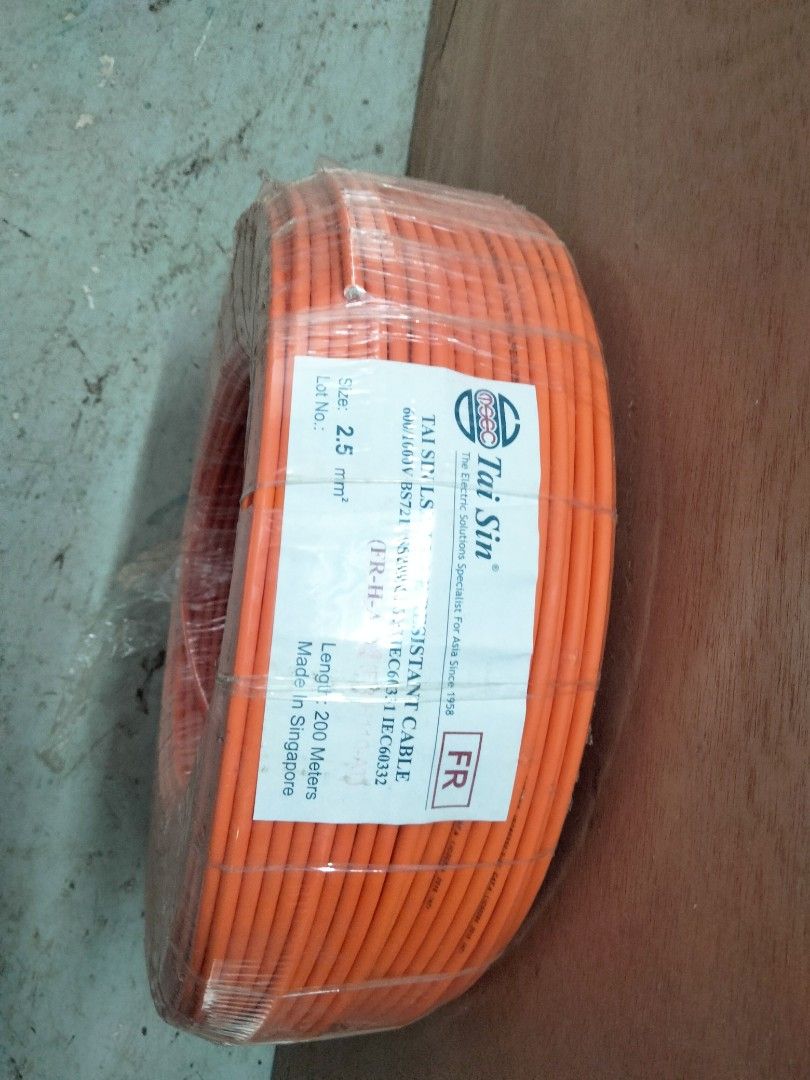 Cable FR LSZH Non Sheathed Cable (Taisin), TV & Home Appliances ...