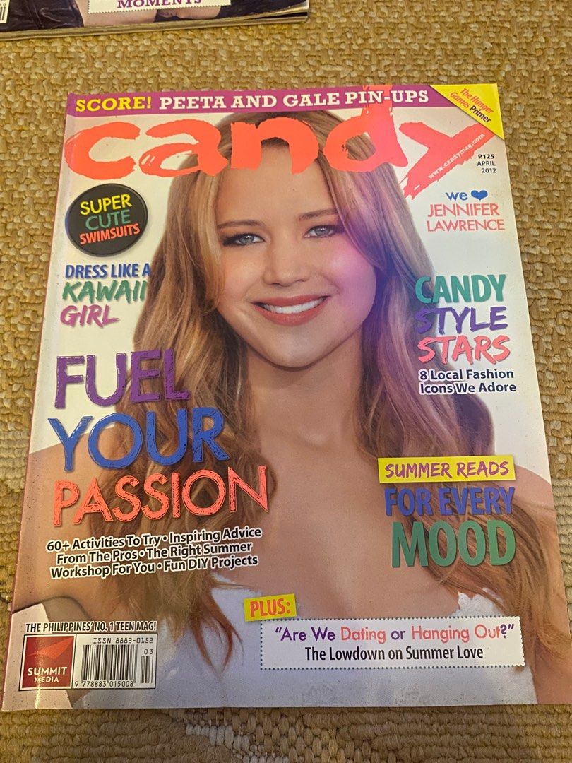 Candy Magazine Jennifer Lawrence Cover April 2012 On Carousell