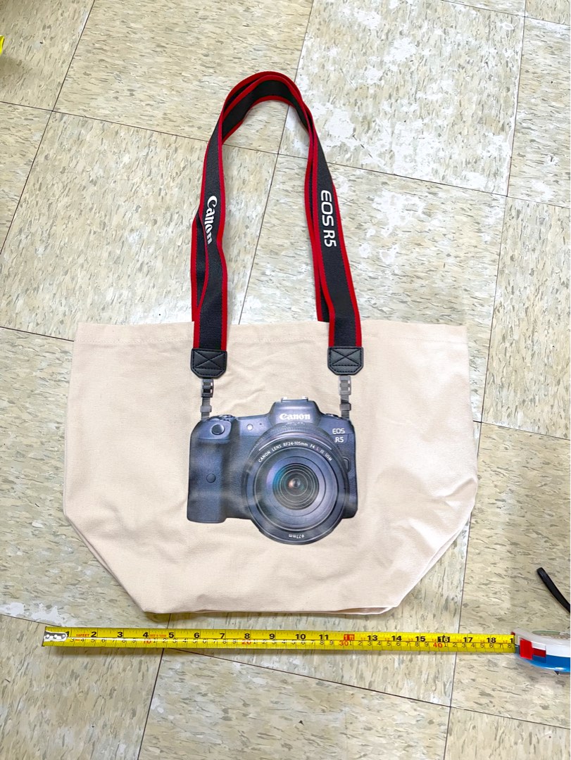 全新Canon EOS R5 tote bag NEW佳能環保袋, 其他, 其他 - Carousell
