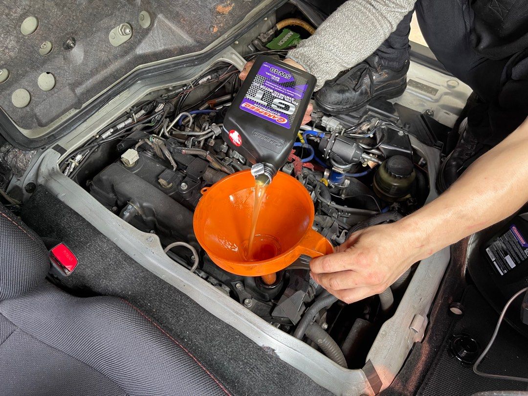 Car Engine Oil Servicing (Amsoil/BenzLube/Motul/Carspeed), Car ...