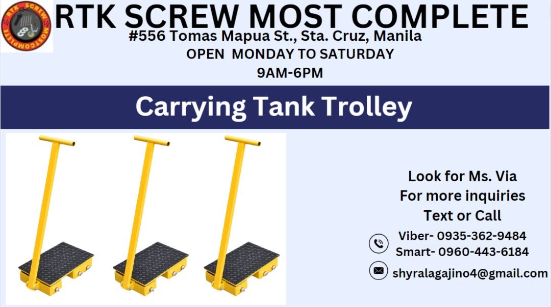 Carrying Tank Trolley on Carousell