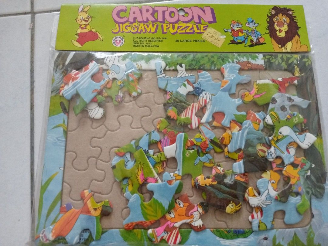 Cartoon Jigsaw Puzzles, Hobbies & Toys, Toys & Games on Carousell