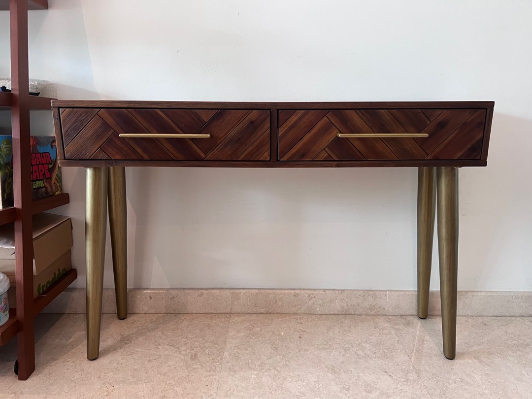 Castlery wooden side console/table, Furniture & Home Living, Furniture ...