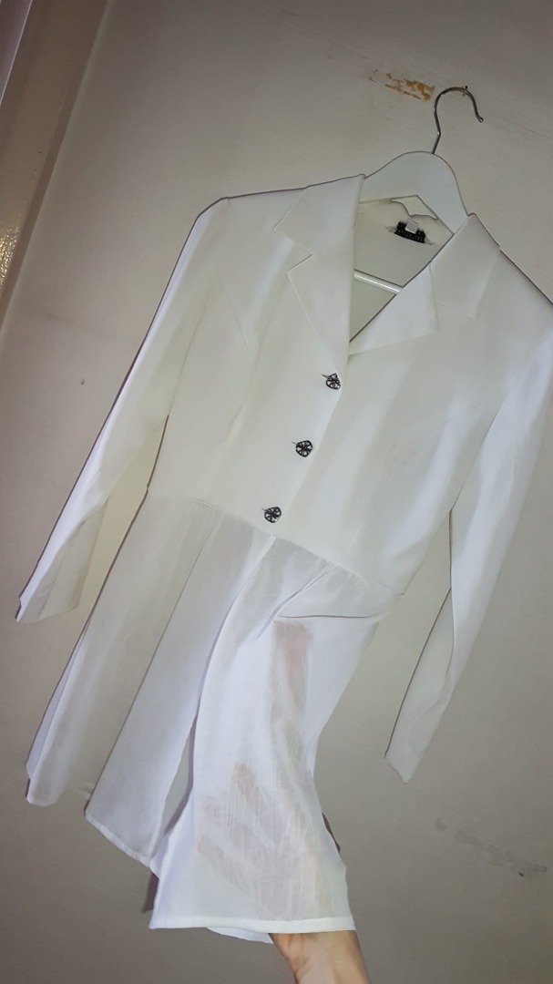 Celia Loe Top/dress with translucent skirting, Women's Fashion, Tops ...