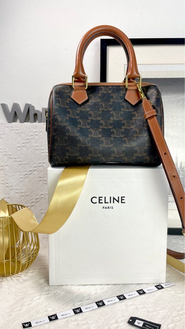 Celine small Boston, Luxury, Bags & Wallets on Carousell