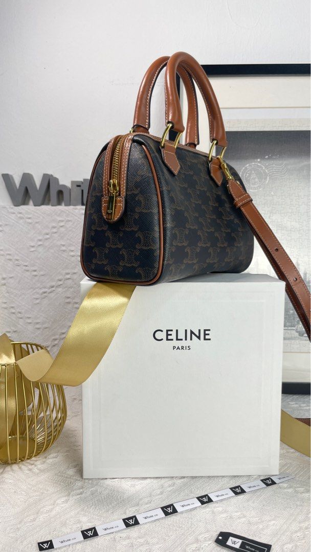 Celine small Boston, Luxury, Bags & Wallets on Carousell