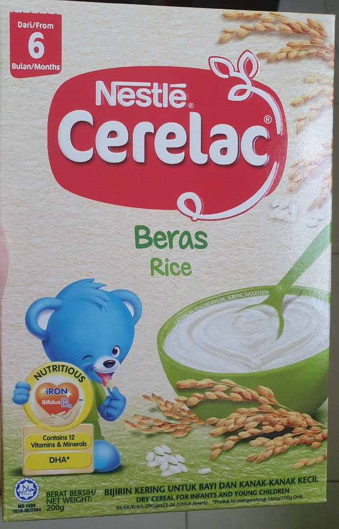 Cerelac Rice (6 months onwards), Babies & Kids, Nursing & Feeding ...
