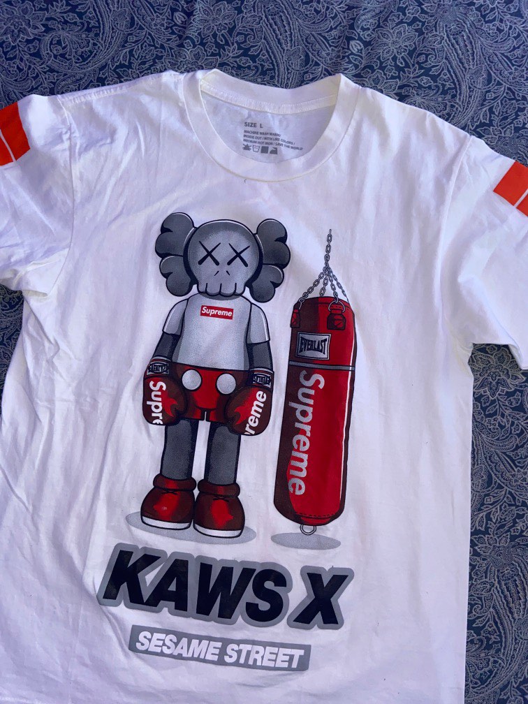 OPEN FOR OFFERS (Class A Supreme x Kaws Oversized Shirt), Men's Fashion ...