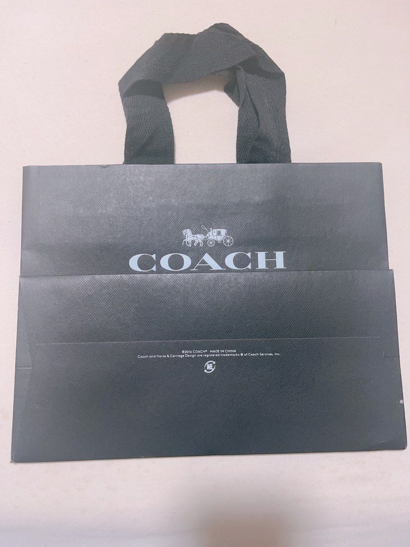 Coach paper bag, Luxury, Bags & Wallets on Carousell