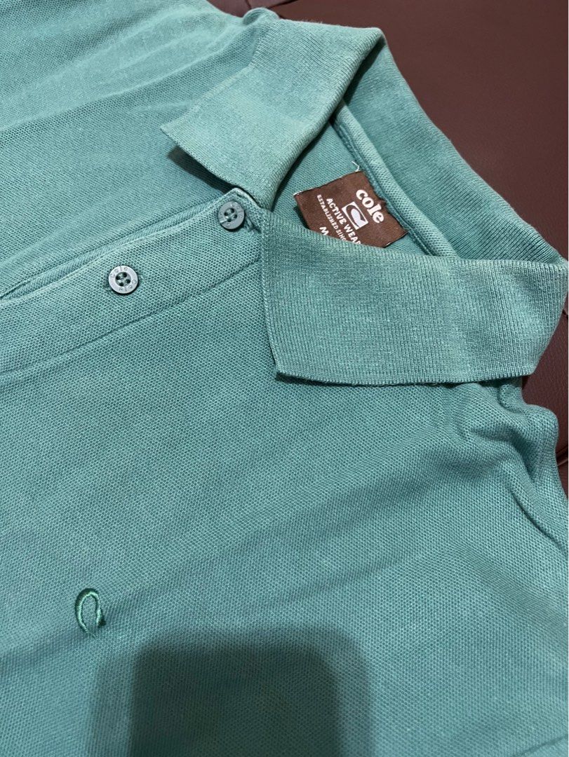 Cole Men Polo Shirt Green | Kaos Polo Hijau Cole Cowok Cole, Fesyen ...