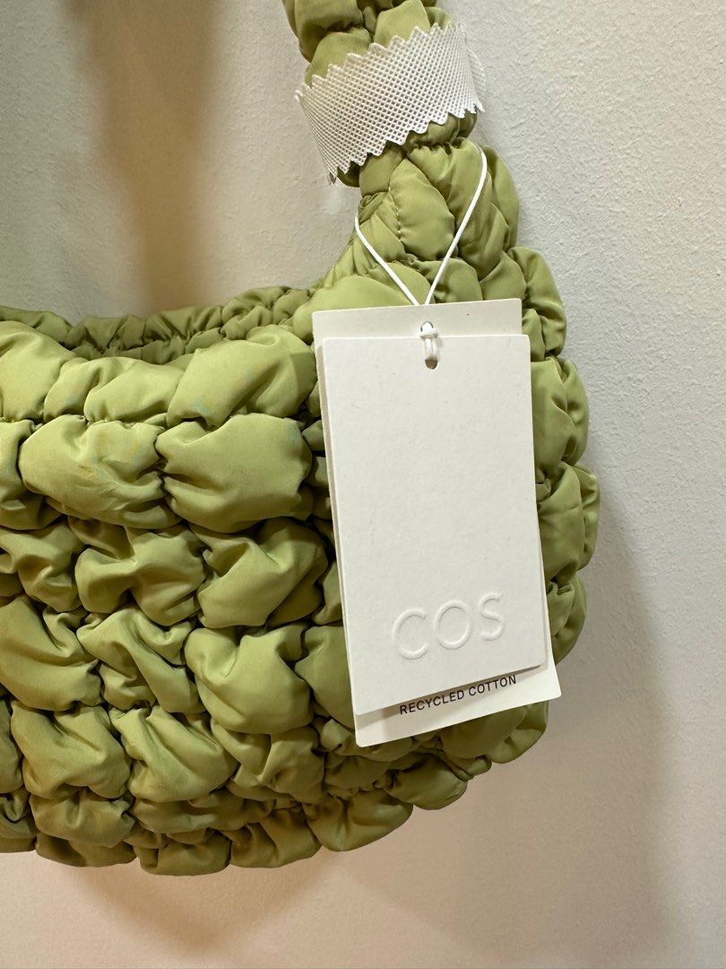 Cos mini quilted bag (avocado green), Women's Fashion, Bags & Wallets ...