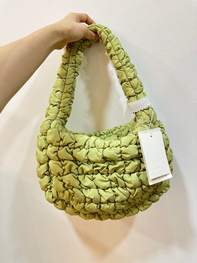 Cos mini quilted bag (avocado green), Women's Fashion, Bags & Wallets ...