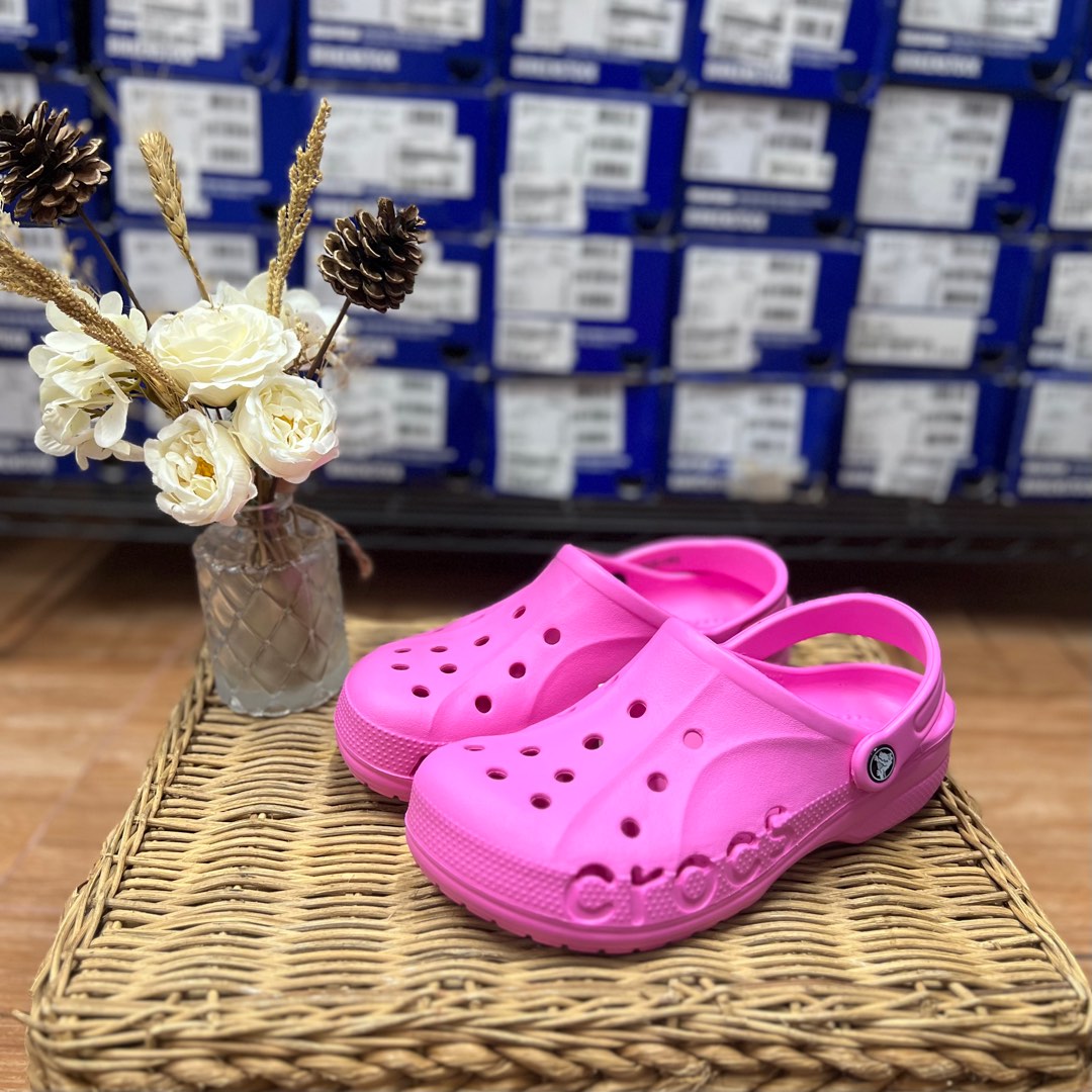 Crocs Baya Clogs Party Pink on Carousell