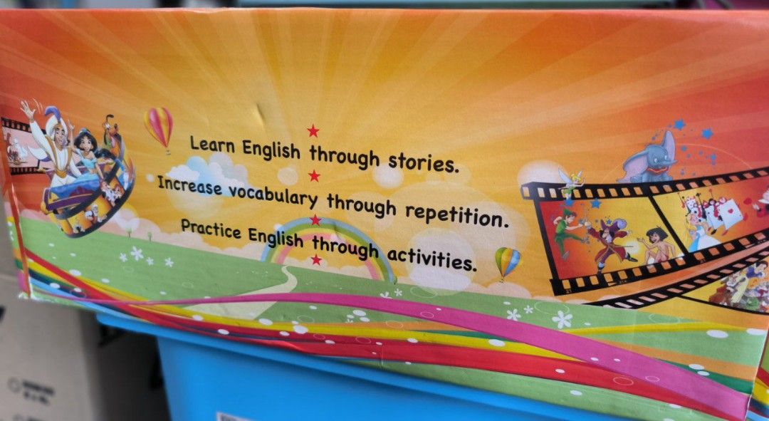 Disney Magic English GROLIER COMPLETE SET educational children books ...