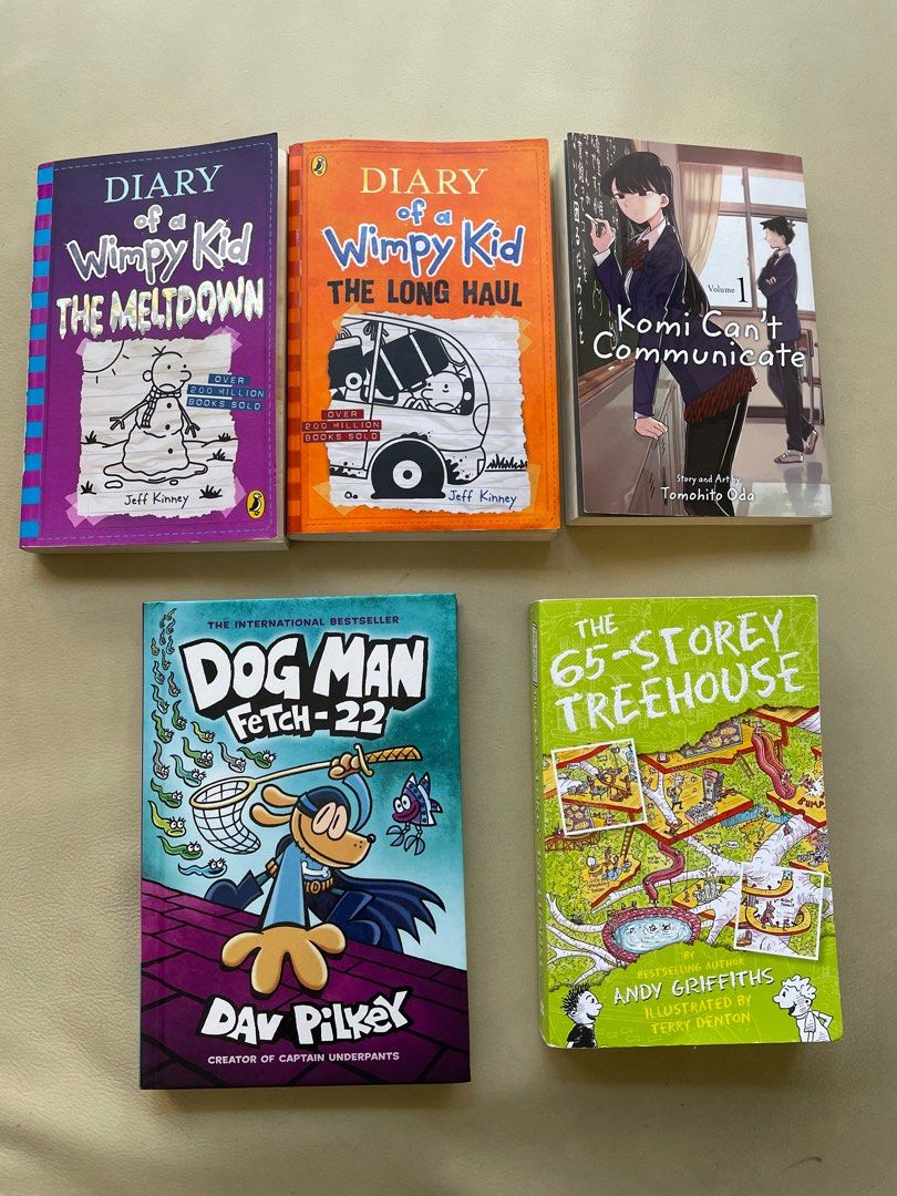 Dogman, Whimpy kid, Komi comics, Hobbies & Toys, Books & Magazines ...