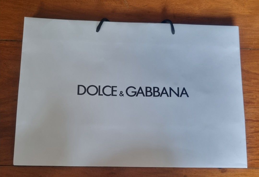 DOLCE & GABBANA PAPER BAG on Carousell