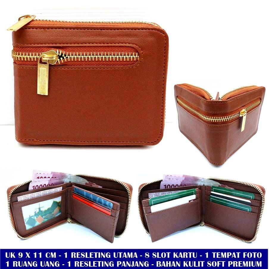 Dompet Resleting Kartu Pria New Italys on Carousell